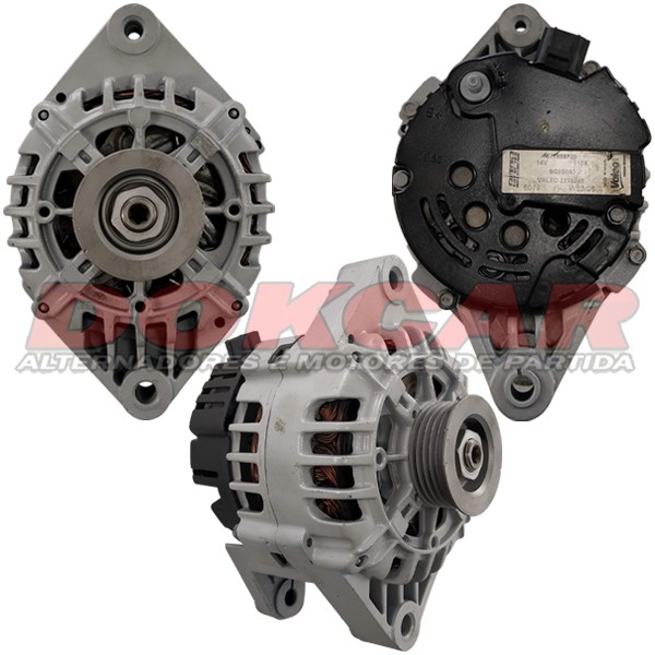 ALTERNADOR FIAT STILO, IDEIA, DOBLO, PALIO e PUNTO 1.8 110a - SG9B083 ...